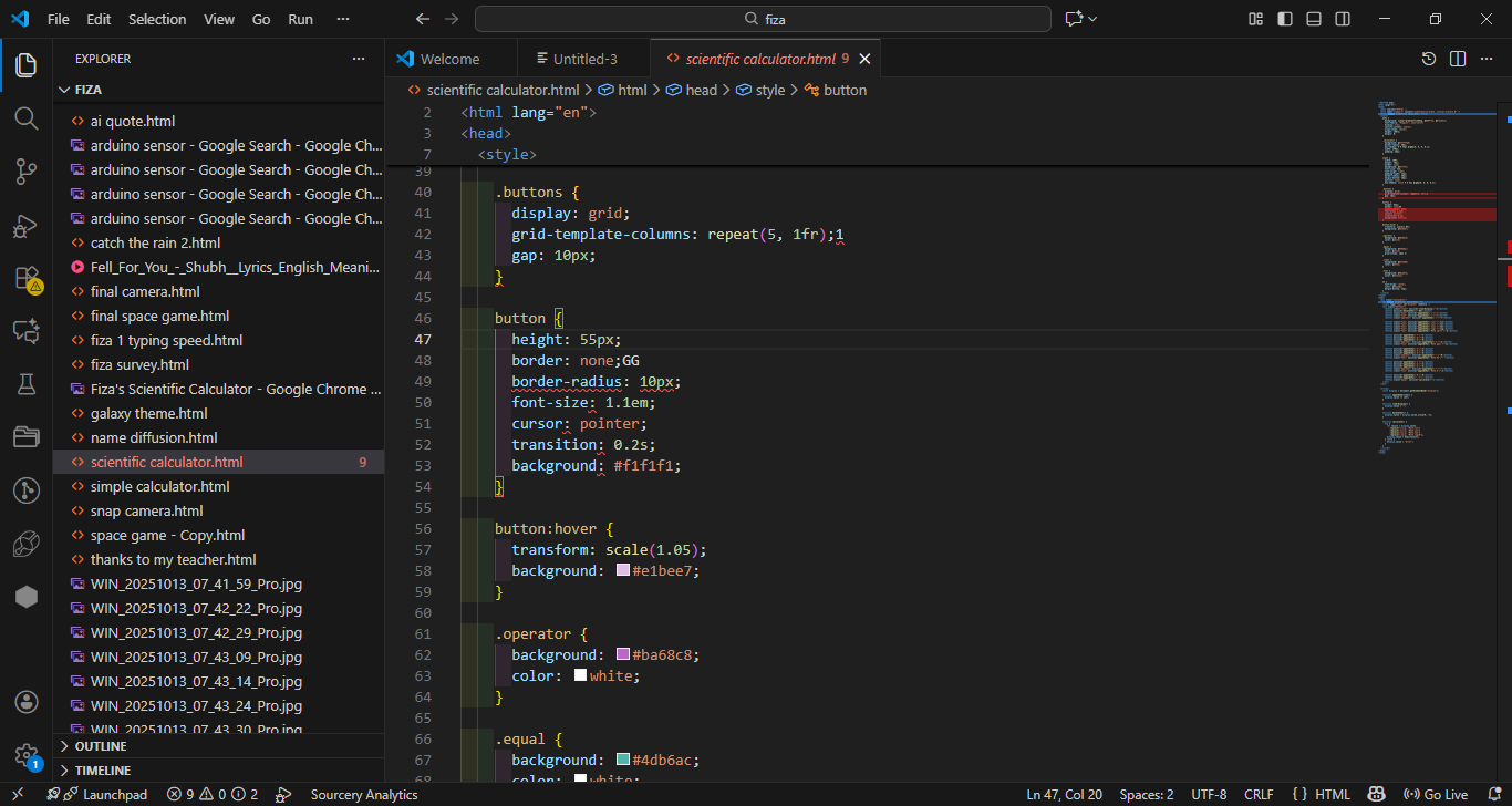 Smart Scientific Calculator - Project Showcase