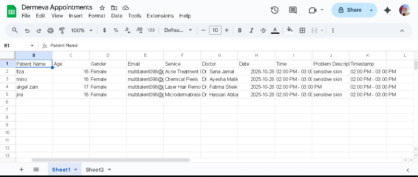 Dermeva Website & Derma-Bot - Project Showcase